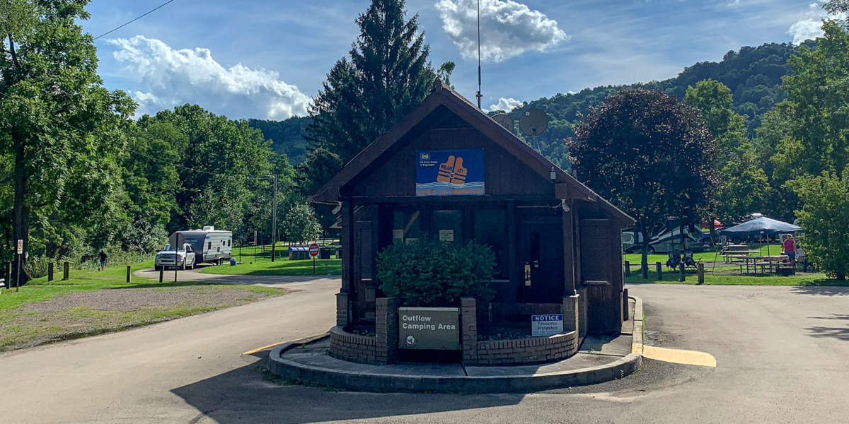 Outflow Campground - Great Allegheny Passage