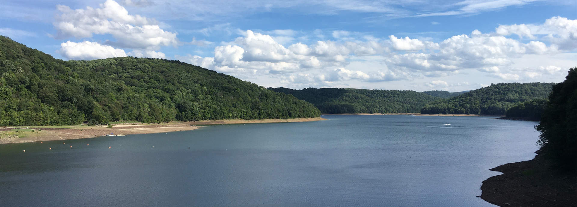 Youghiogheny River Lake and Dam - Great Allegheny Passage